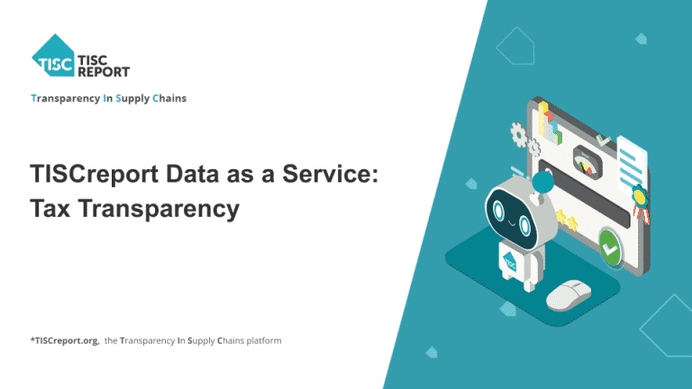 Tax Transparency_ TISCreport Data as a Service - External - TISC Techfund